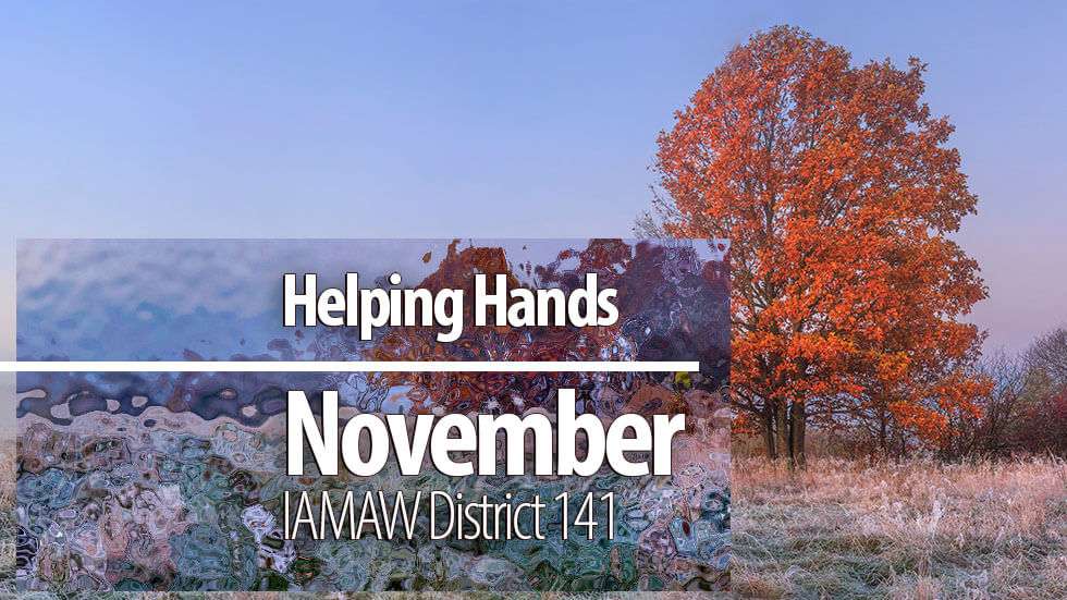 November Helping Hands: Well-Being - IAM District 141